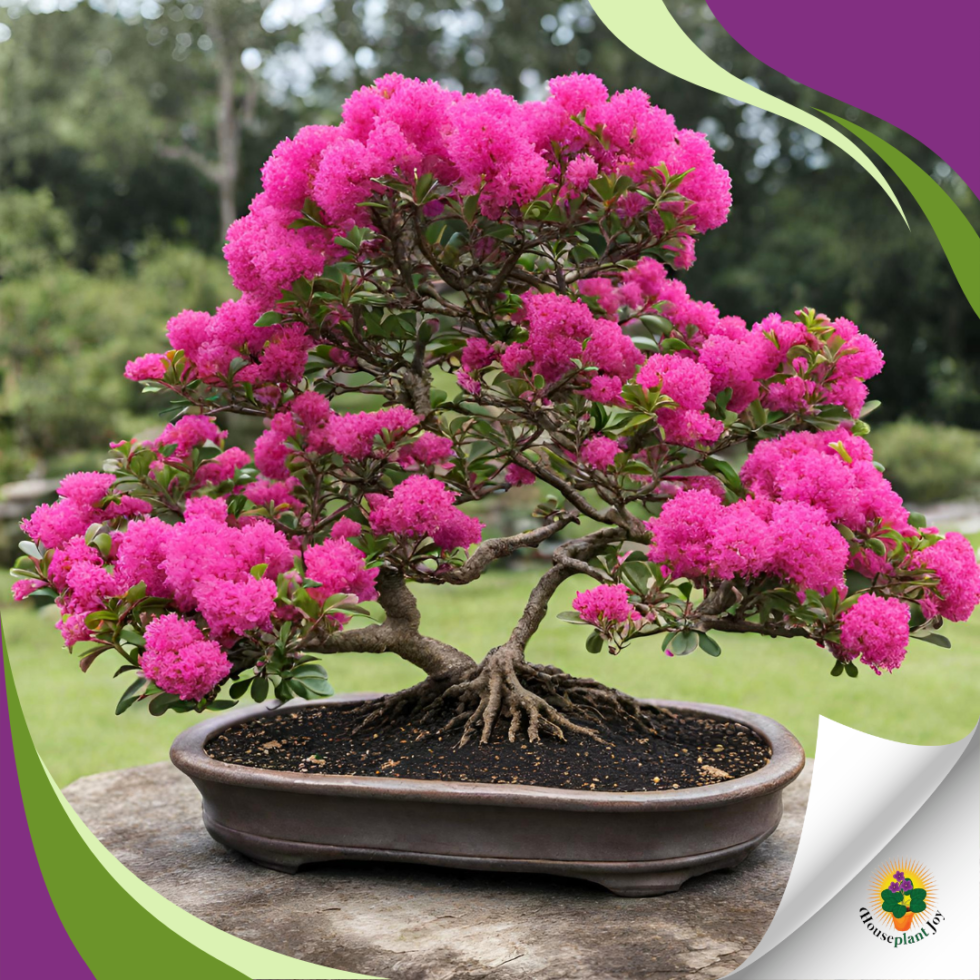 Breathtaking Blooms: Marvels of Bonsai Crepe Myrtles - HouseplantJoy.com